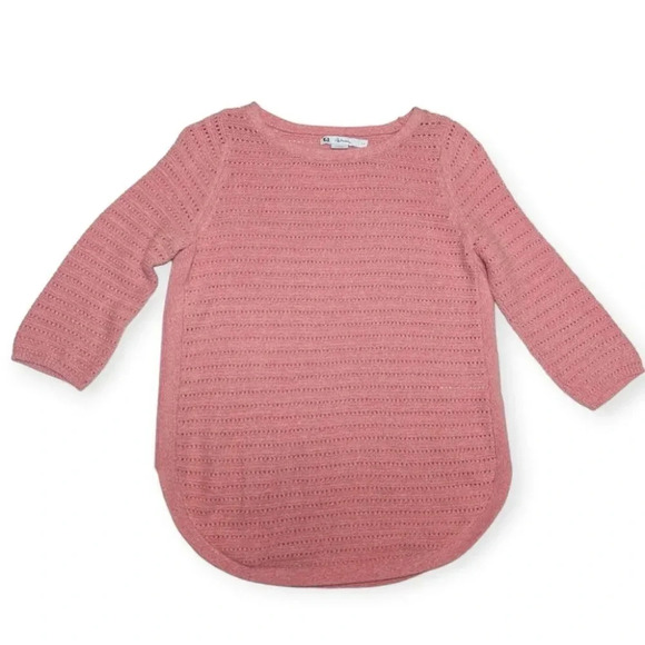 Reitmans | Sweaters | Reitmans The Classic 0 Cotton Coral Knit 34 ...